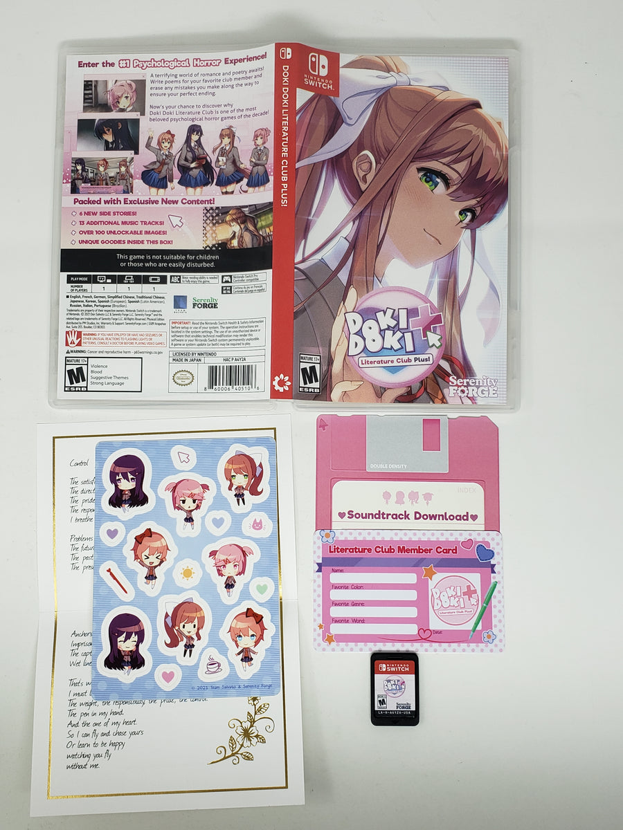 Doki Doki Literature Club Plus - Nintendo Switch – Respawnandreplay