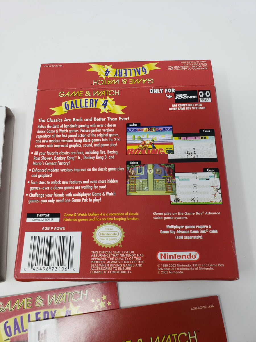 Game and Watch Gallery 4 - Nintendo Gameboy Advance | GBA – Respawnandreplay