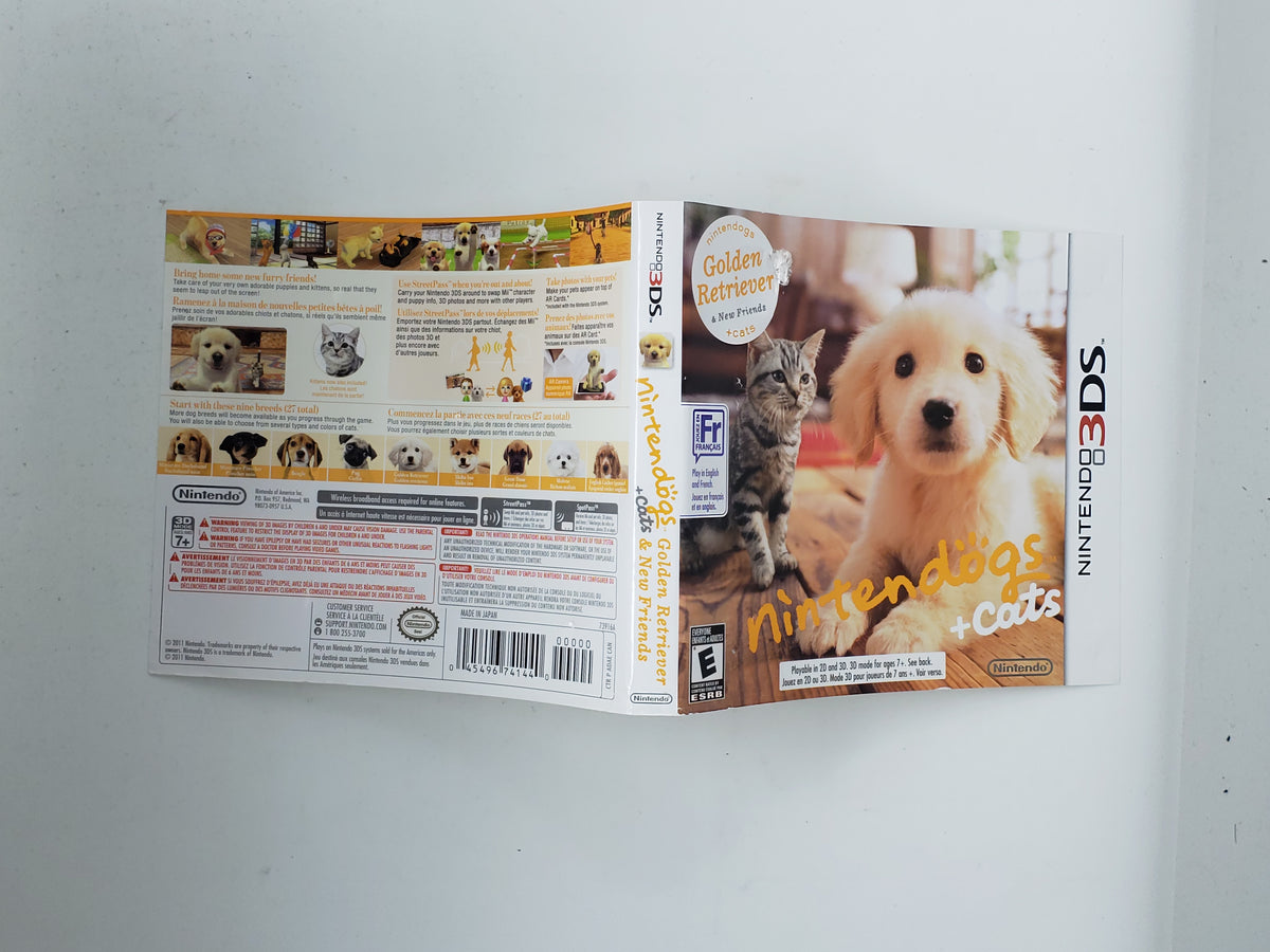 Nintendogs + Cats - Golden Retriever & New Friends [Cover art] - Ninte ...