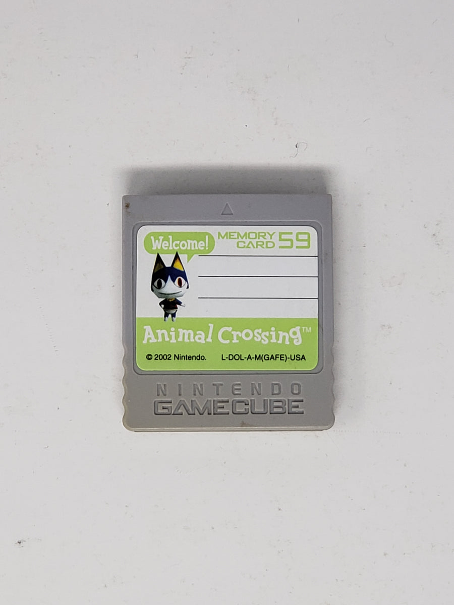 4MB 59 Block Memory Card Animal Crossing Variant - Nintendo Gamecube ...