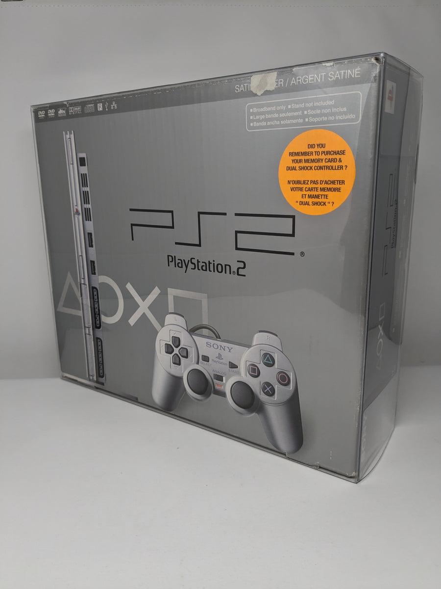 BOX PROTECTOR FOR SONY PLAYSTATION 2 SLIM CONSOLE BOX CLEAR PLASTIC CA ...