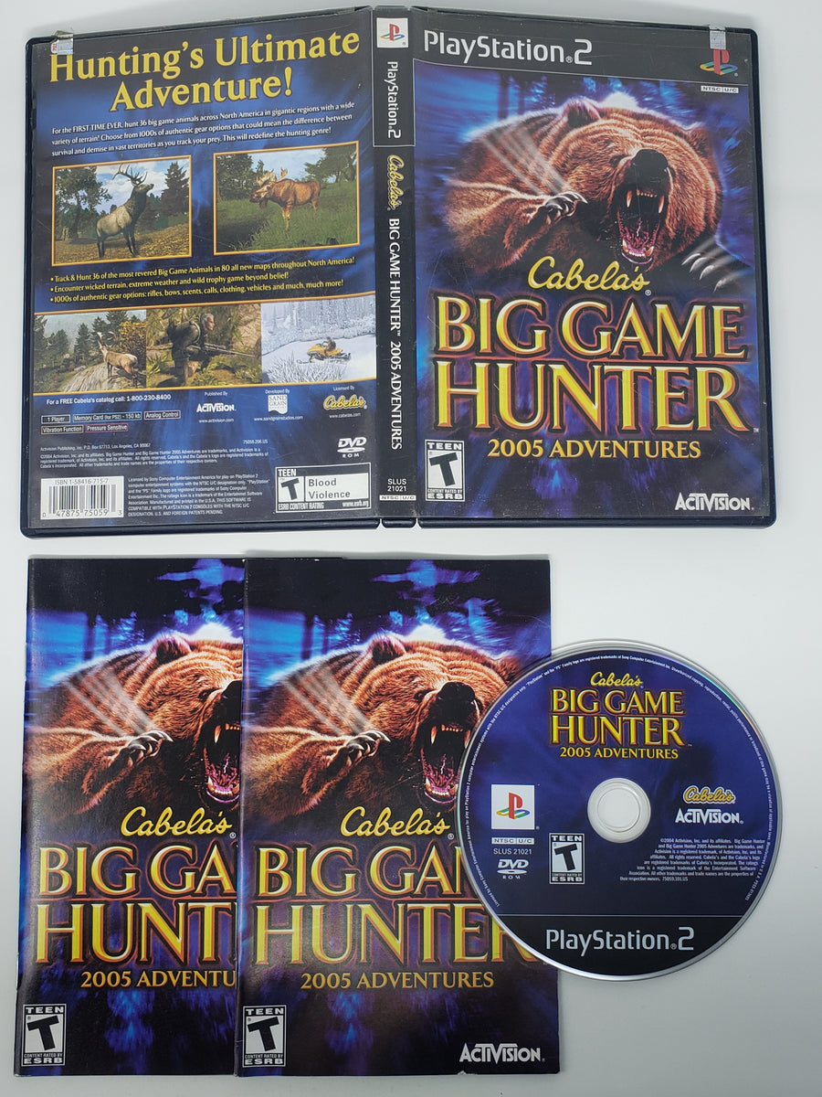 Cabela's Big Game Hunter 2005 Adventures - Sony Playstation 2 | PS2 ...