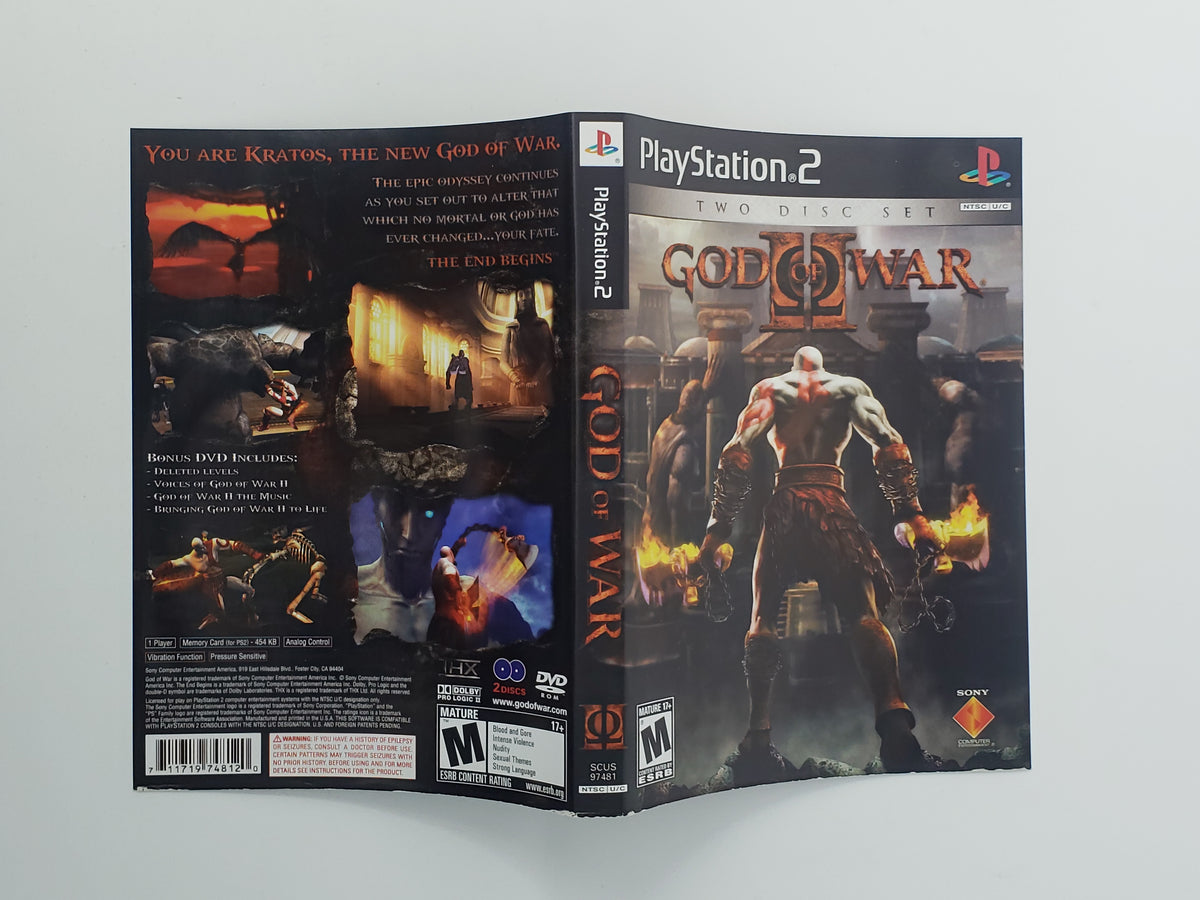 God of War II [Cover art] - Sony Playstation 2 | PS2 – Respawnandreplay