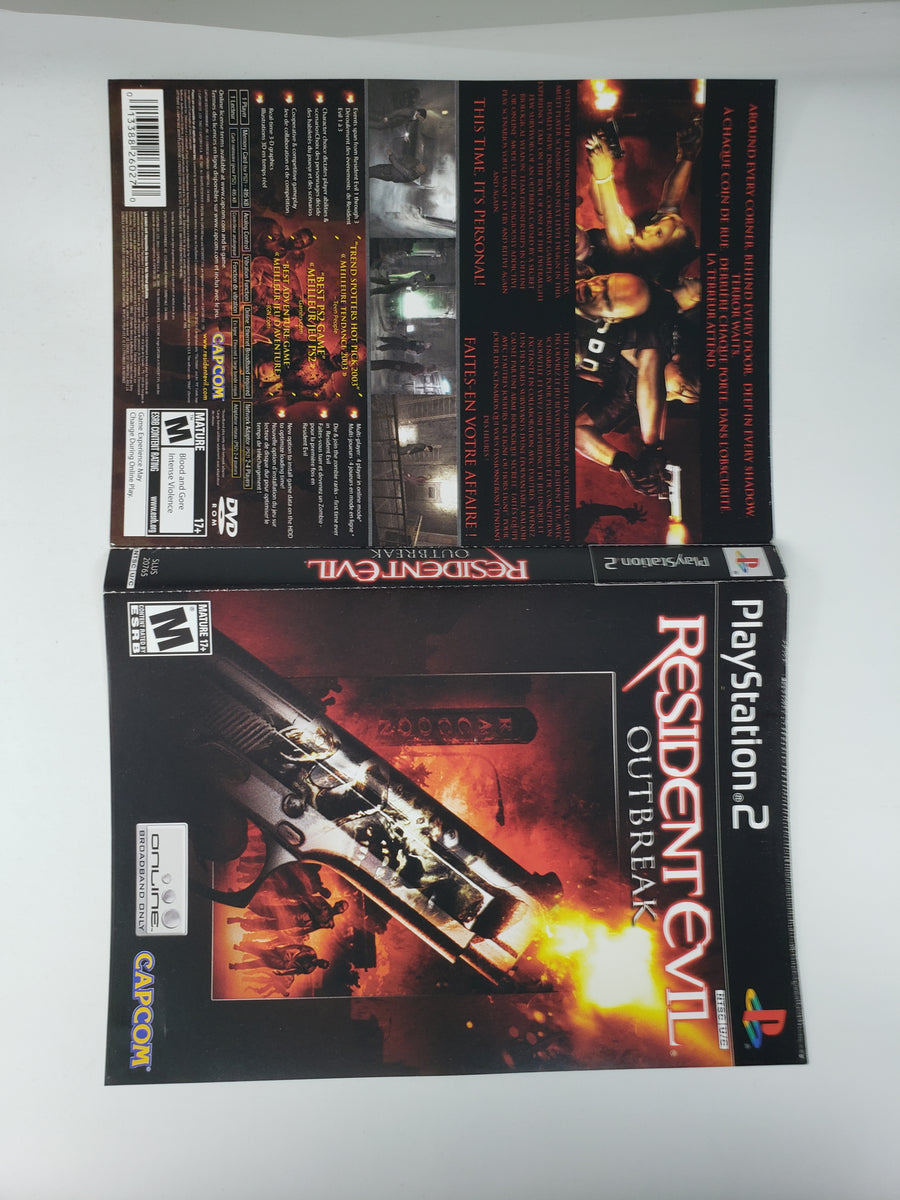 Resident Evil Outbreak [Cover art] - Sony Playstation 2 | PS2 ...