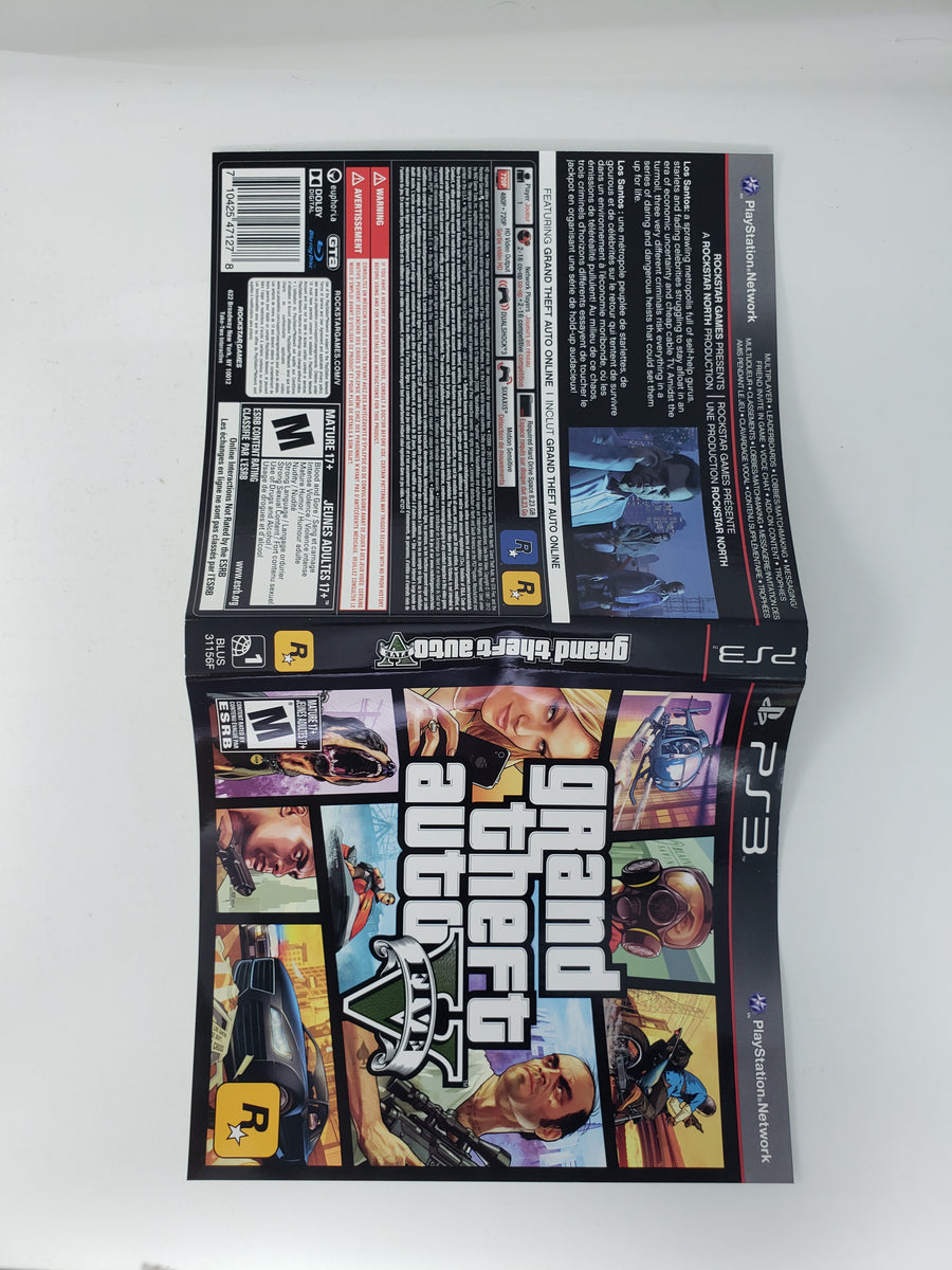 Grand Theft Auto V [Couverture] - Playstation 3 | PS3 – Respawnandreplay