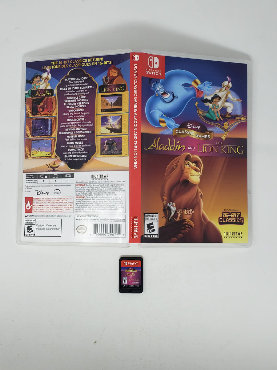 Disney Classic Games Aladdin and The Lion King - Nintendo Switch ...