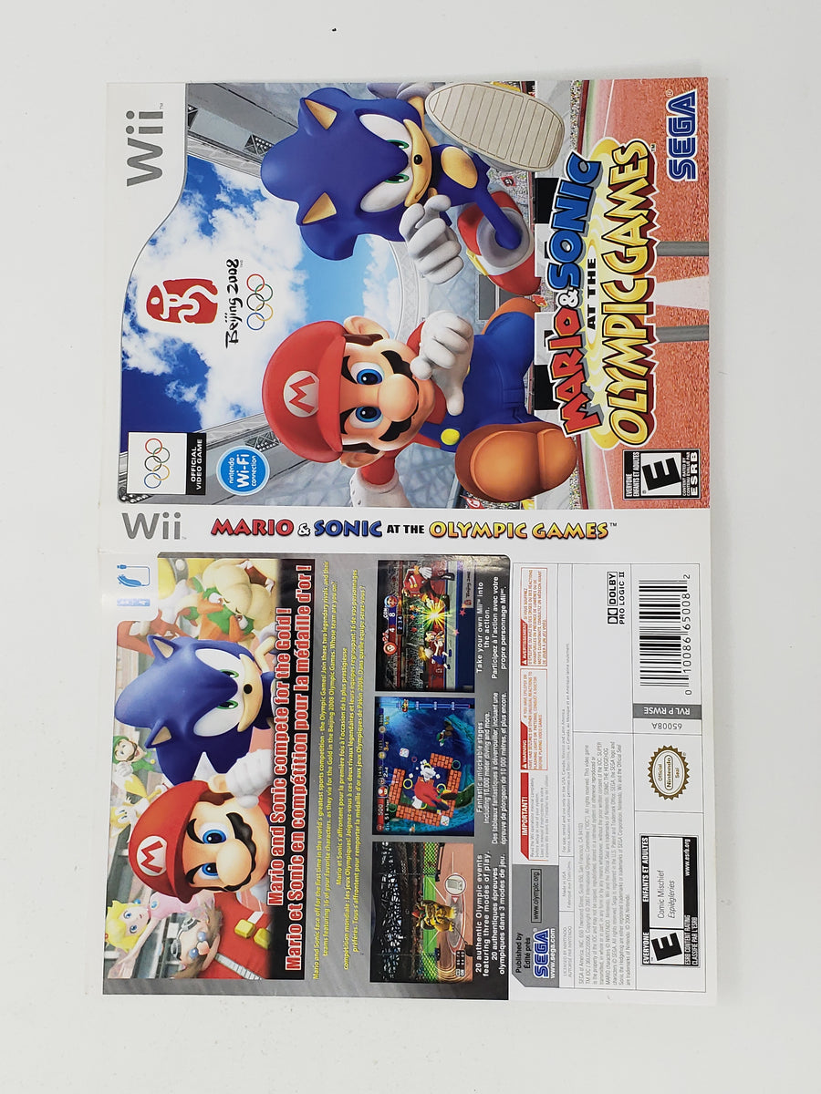 Mario and Sonic Olympic Games [cover art] - Nintendo Wii – Respawnandreplay