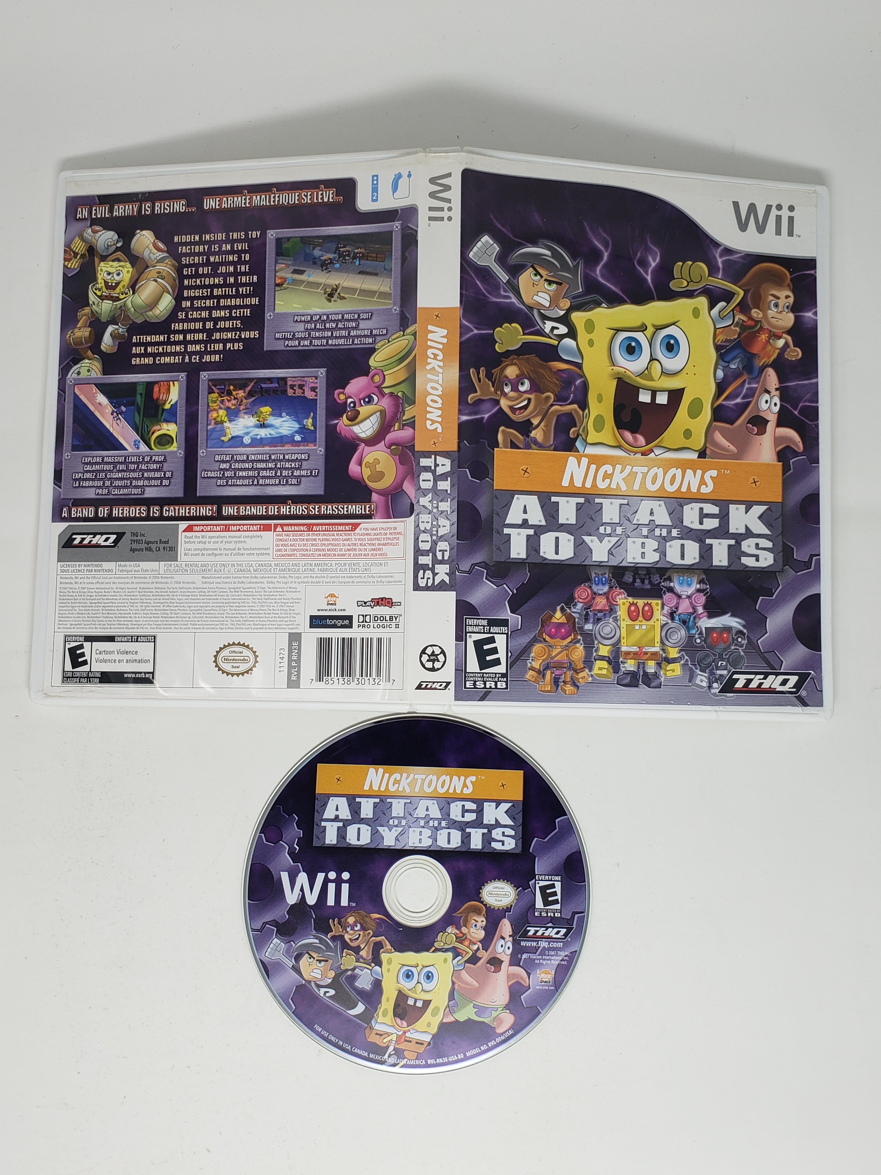 Nicktoons Attack Of The Toybots Wii
