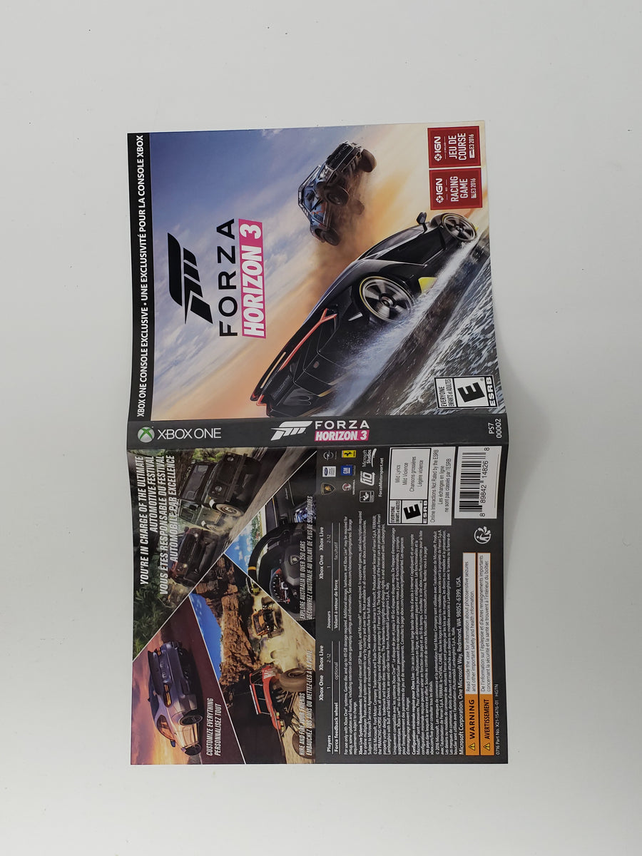 Forza Horizon 3 [Cover art] - Microsoft XboxOne – Respawnandreplay