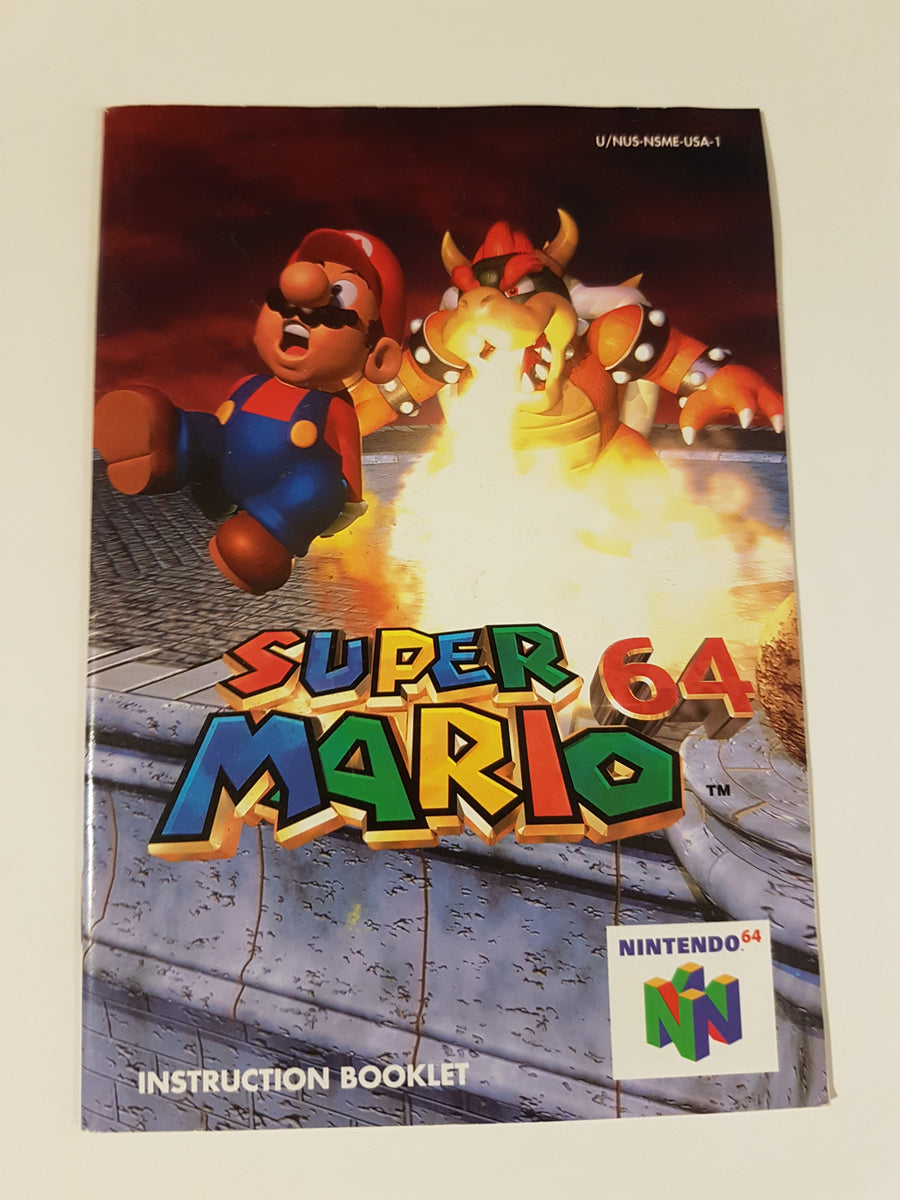 Super Mario 64 [manual - Nintendo 64 | N64 – Respawnandreplay