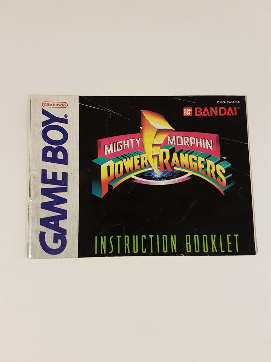 Mighty Morphin Power Rangers [manual] - Nintendo GameBoy – Respawnandreplay
