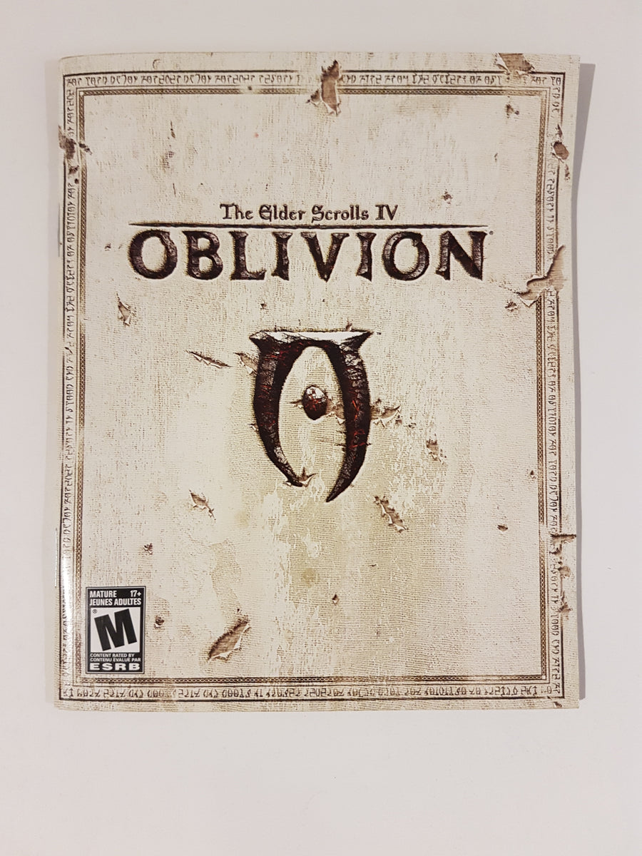 Elder Scrolls IV Oblivion [manual] - Playstation | PS3 – Respawnandreplay