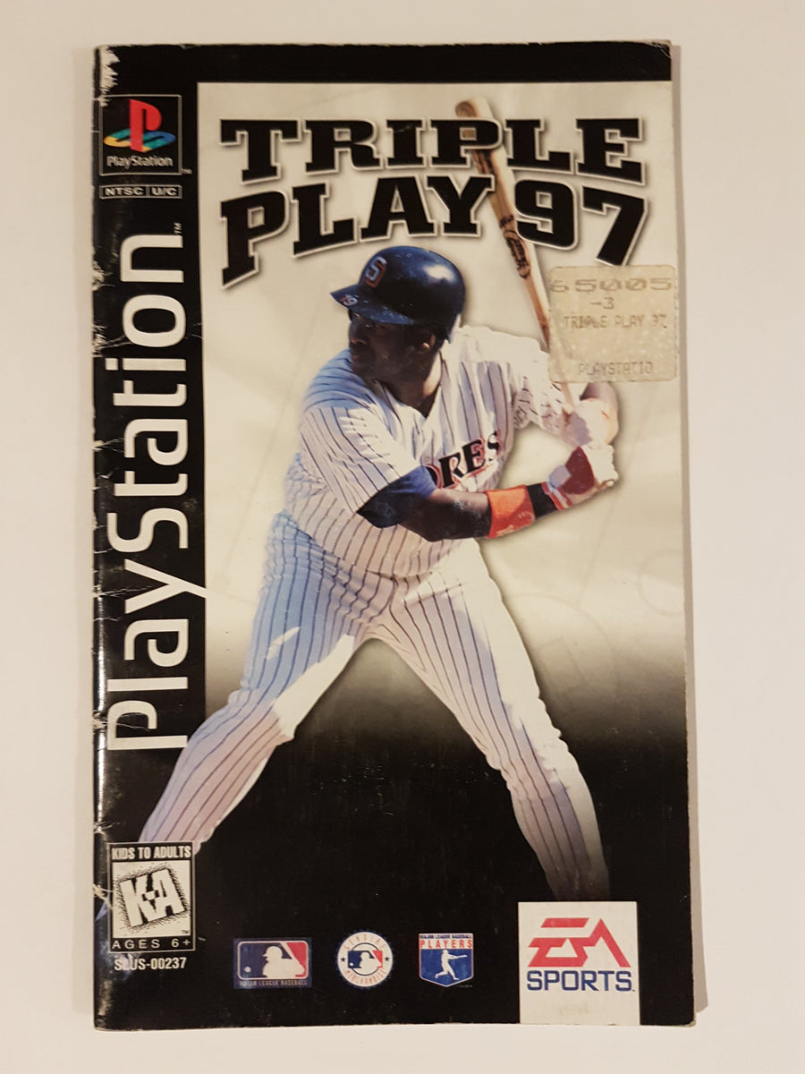 Triple Play 97 [manual] - Sony Playstation 1 | PS1 – Respawnandreplay