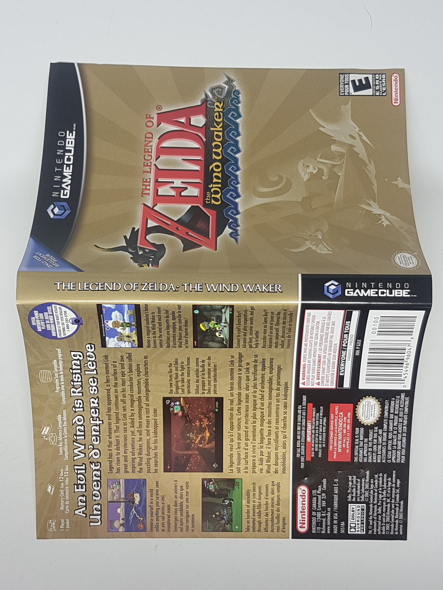 Zelda Wind Waker [Cover Art] - Nintendo GameCube – Respawnandreplay