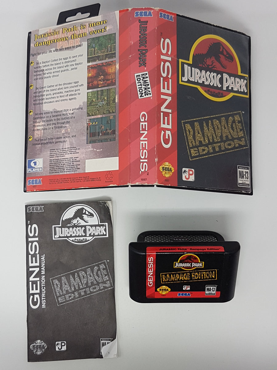 Jurassic Park Rampage Edition - Sega Genesis – Respawnandreplay