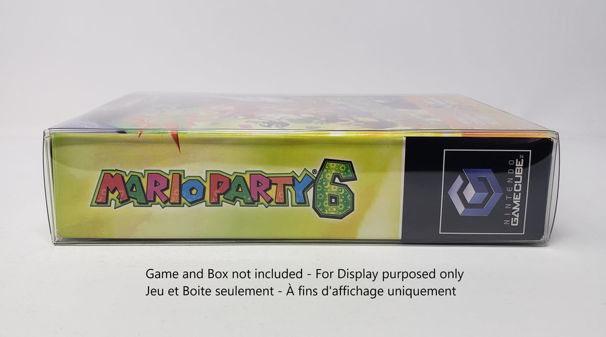 BOX PROTECTOR FOR GAMECUBE BIG BOX CIB GAME CLEAR PLASTIC CASE ...