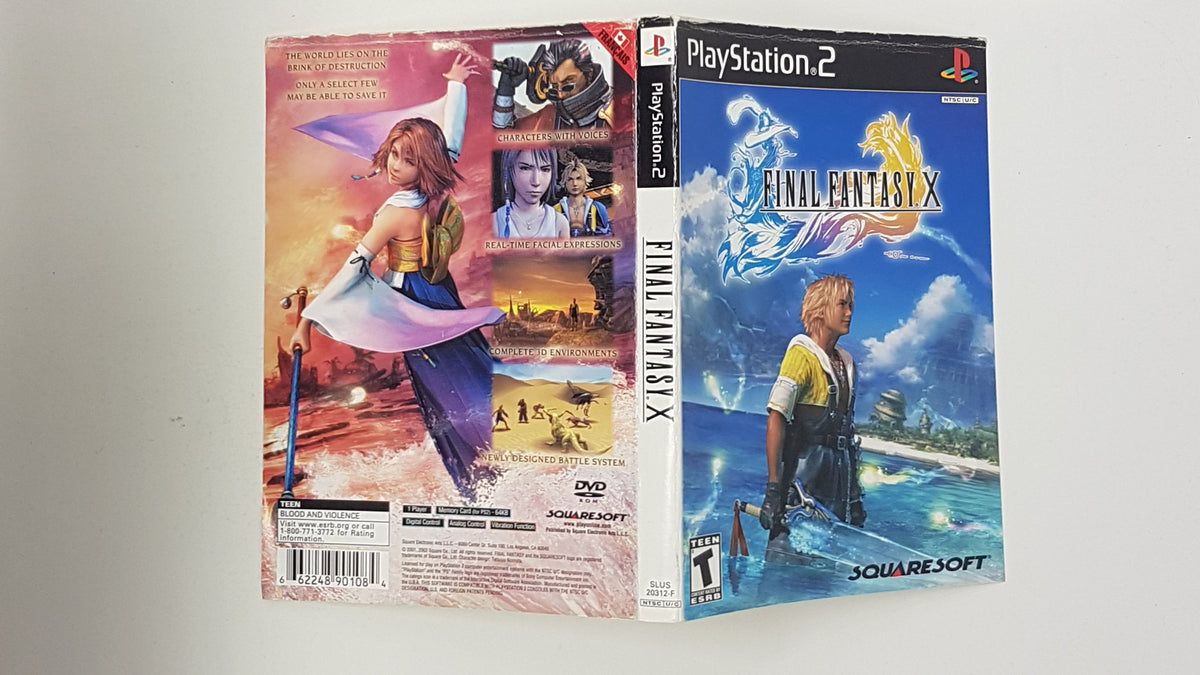 Final Fantasy X [Cover Art] - Sony Playstation 2 | PS2 – Respawnandreplay