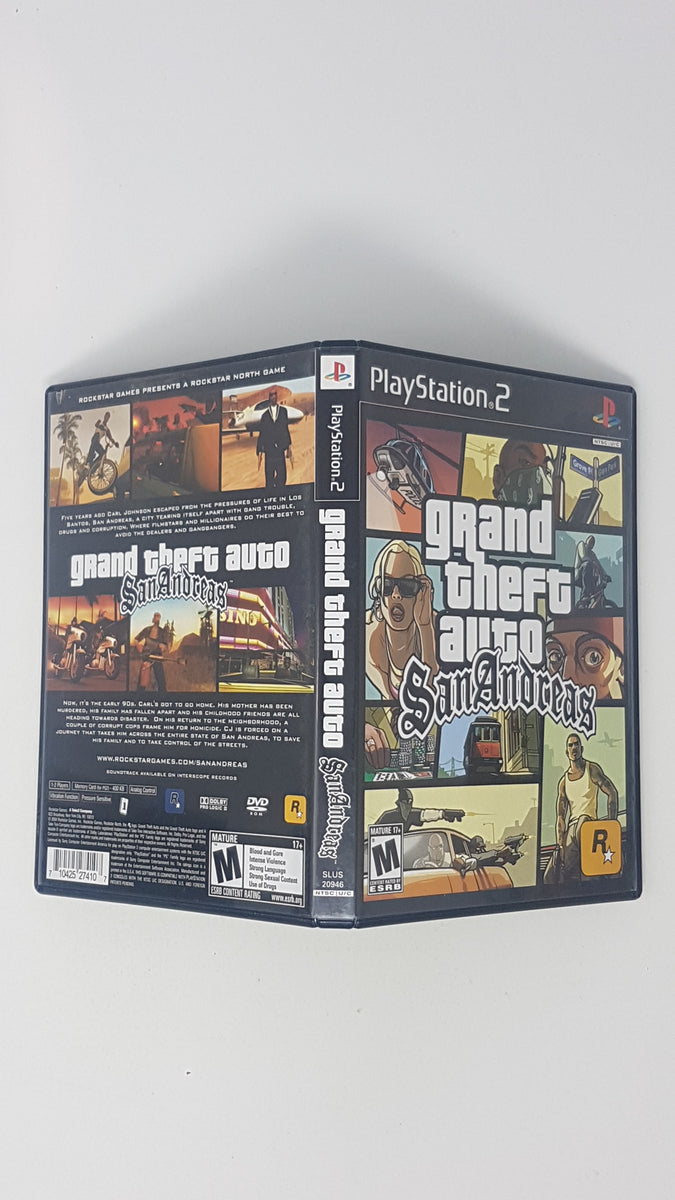 Grand Theft Auto San Andreas [box] - Sony Playstation 2 | PS2 ...