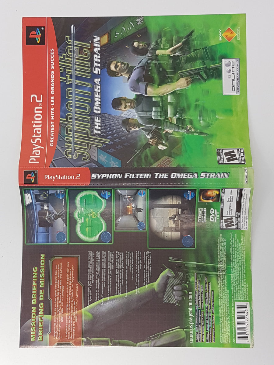 Syphon Filter Omega Strain Greatest Hits [Cover art] - Sony Playstatio ...