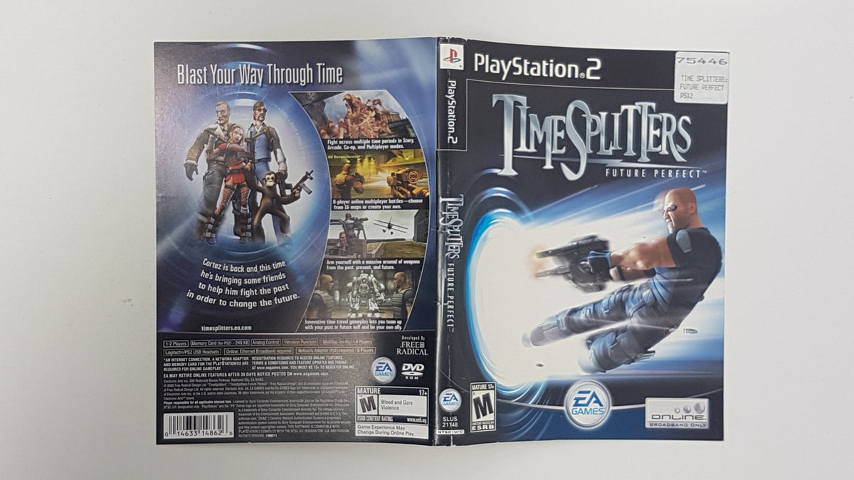 Time Splitters [Cover Art] - Sony Playstation 2 | PS2 – Respawnandreplay