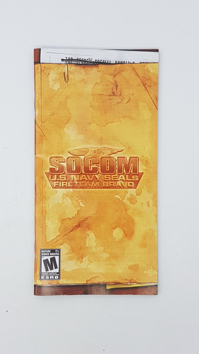 SOCOM US Navy Seals Fireteam Bravo [manual] - Sony PSP – Respawnandreplay
