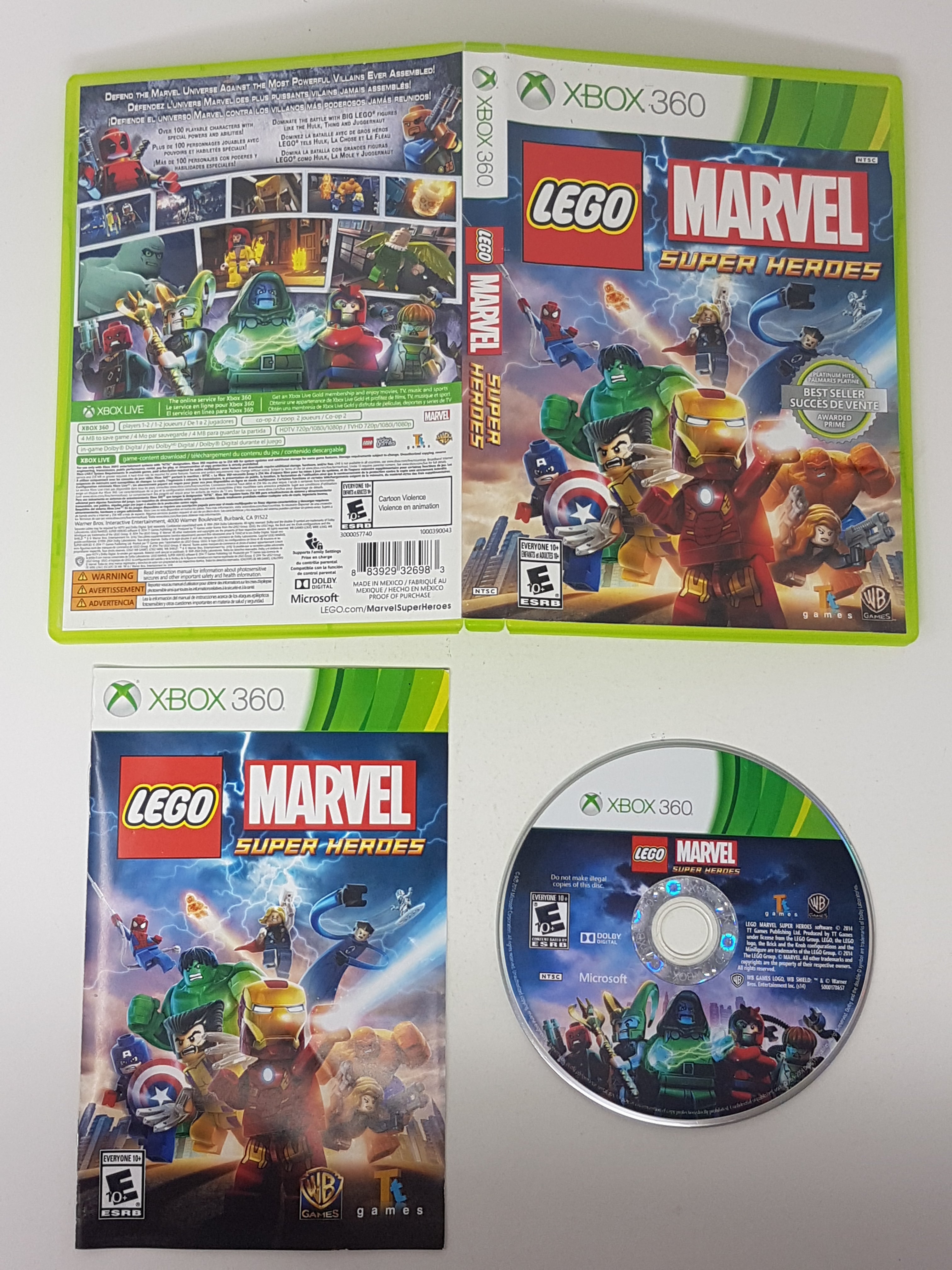 Lego Marvel Superheroes Xbox 360 Characters