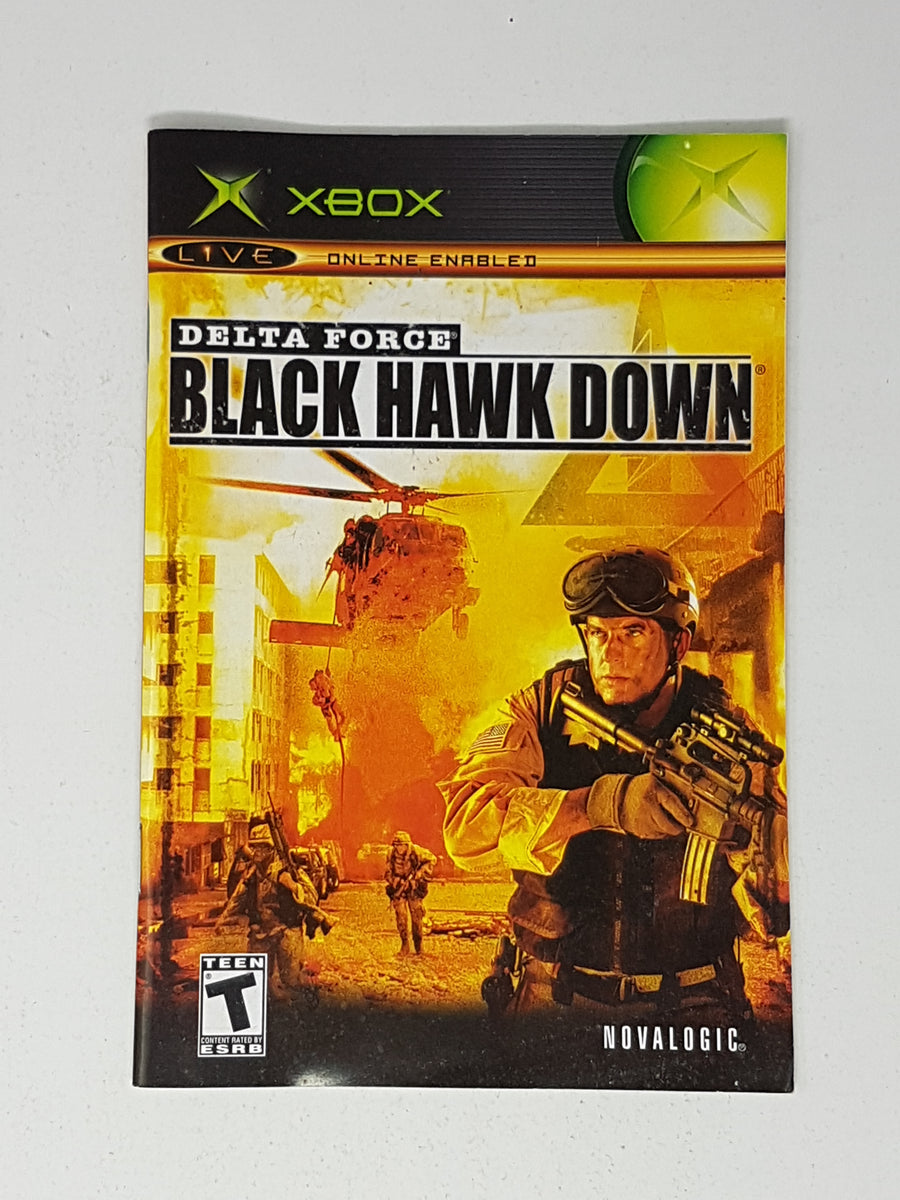 Delta Force Black Hawk Down [manual] - Microsoft XBOX – Respawnandreplay